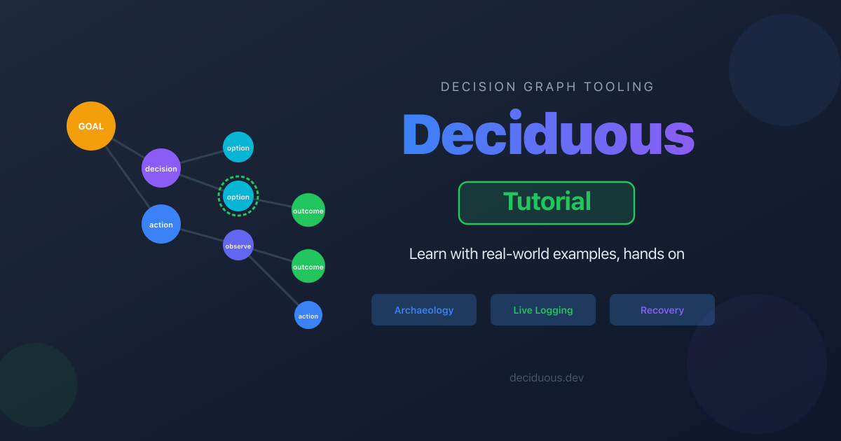 The PR Workflow - The Deciduous Tutorial